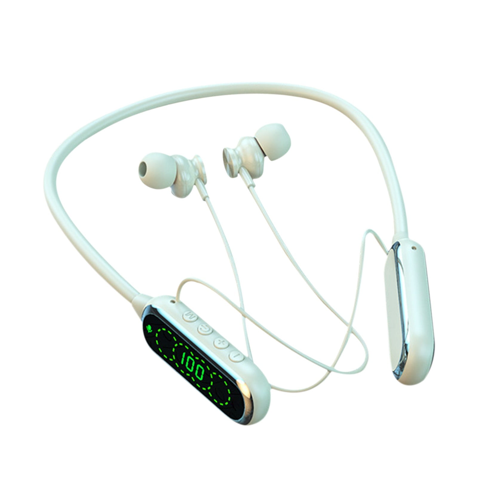 Kmdttou New Bluetooth 5.4 Wireless Earphones Neck Style Long Range HiFi ...