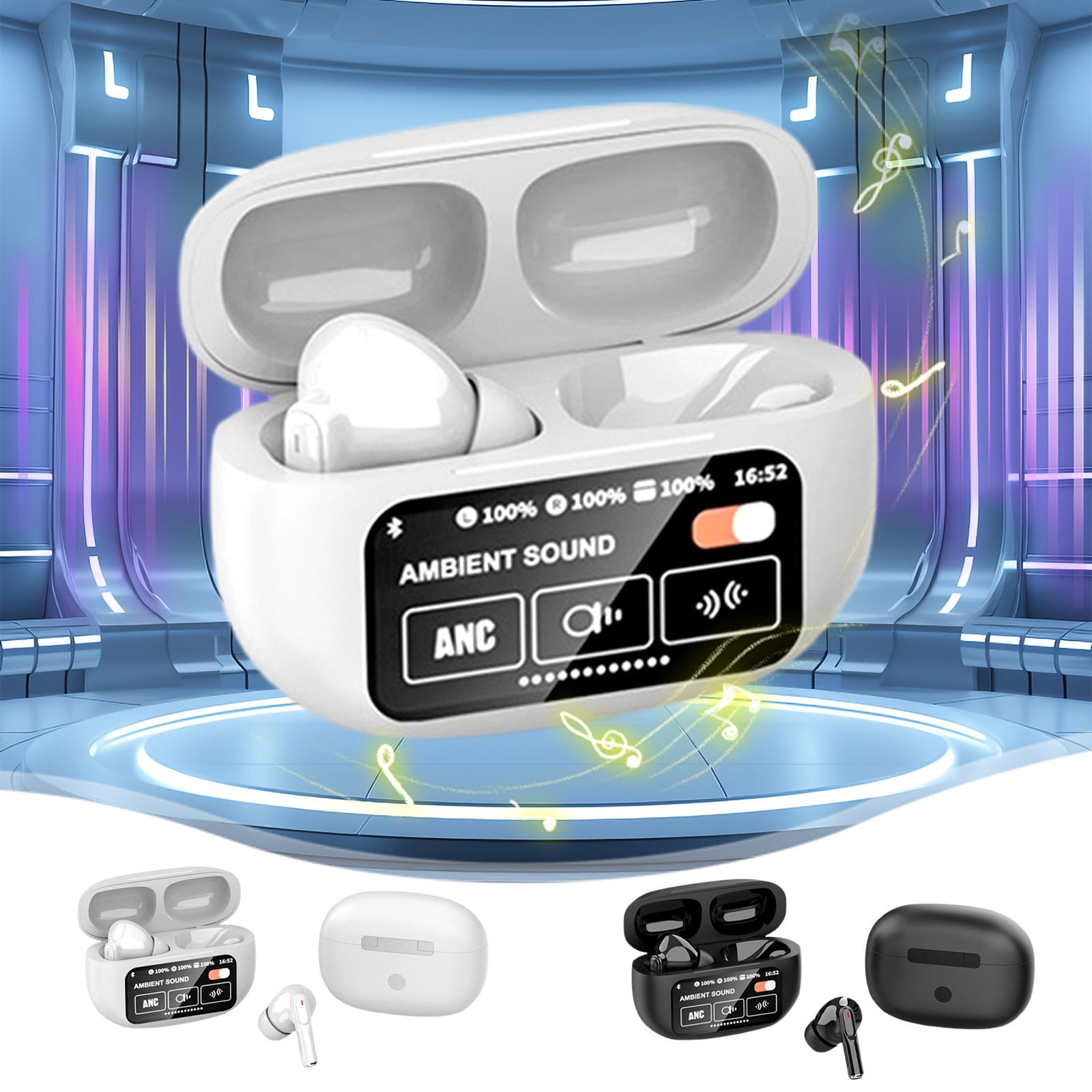 Kmdttou New Translation Earbuds 144 Languages And Accents Two-Way Real ...