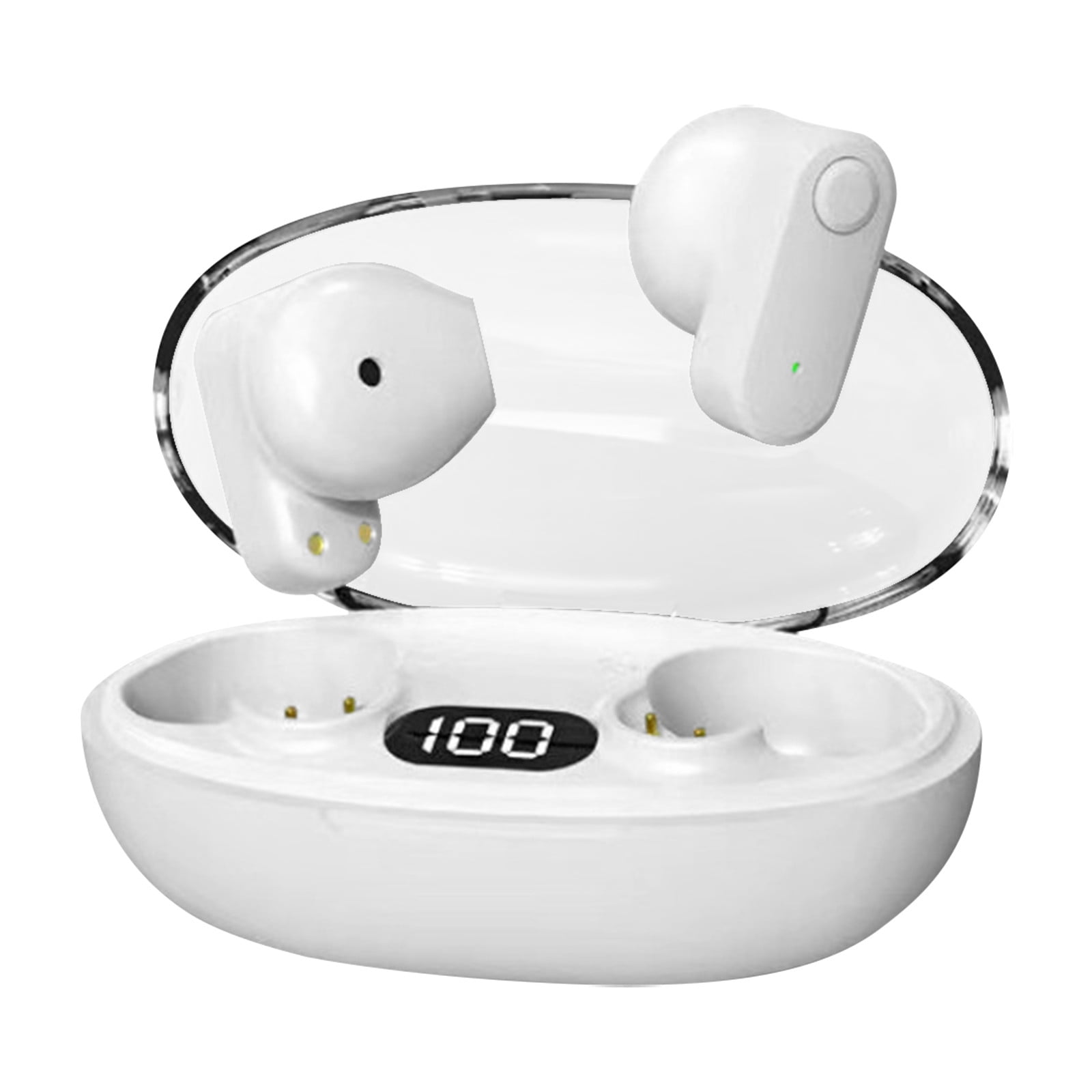 Kmdttou New True Wireless Bluetooth Headset 5.3 In Ear LED Display ...