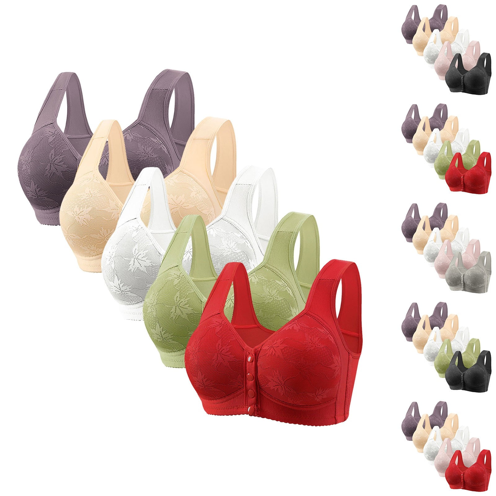 Kmdttou Sports Bras for Women High support Sexy Non Magnetic And Non ...