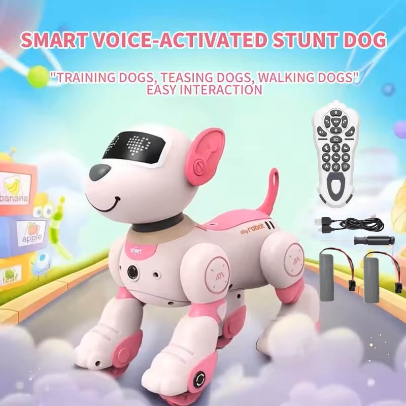 Kmoist Programmable Robot Dog Toy, 2.4GHz Remote Control Robot Pet with ...