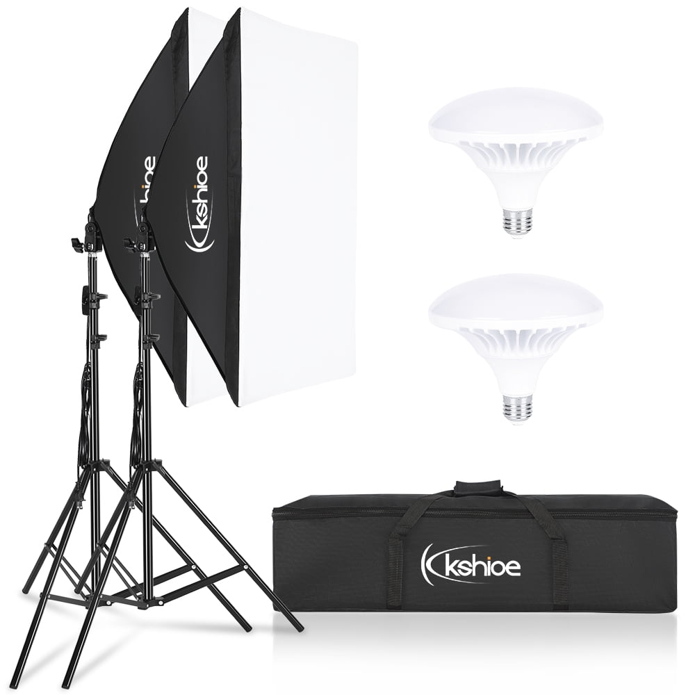 Kmowoo Kshioe Softbox Lighting Kit, Photo Equipment Studio Softbox 20 ...