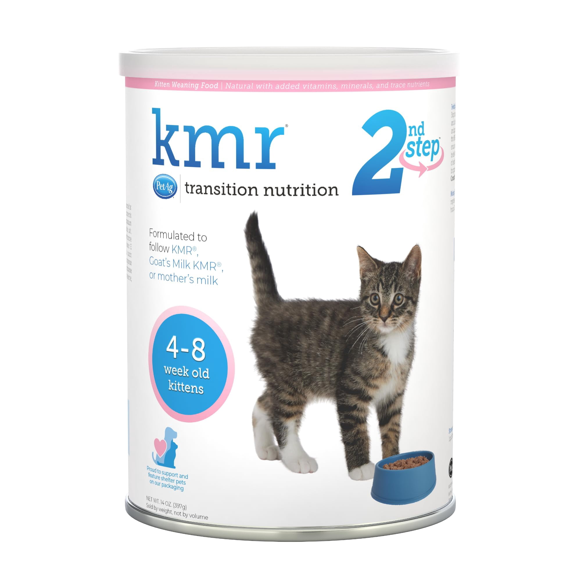 Kmr 2Nd Step Kitten Weaning Food - 14 Oz - Powdered Kitten Weaning ...