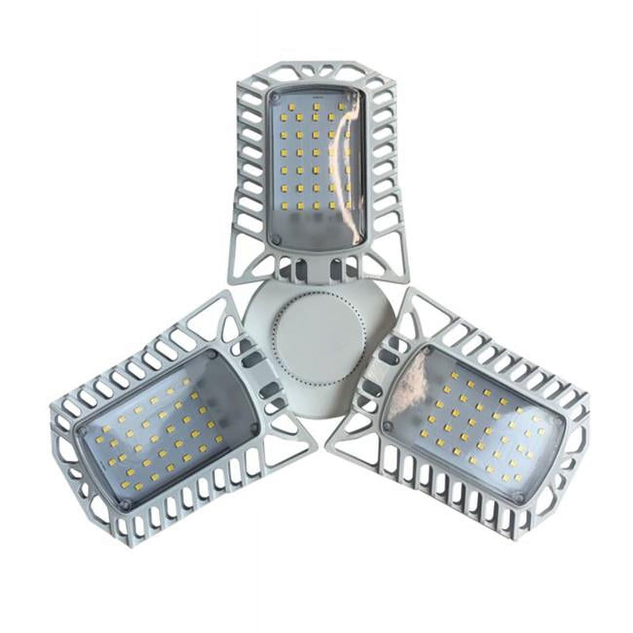 Kms BL-DGL01-W 60W 6000 Lumen Adjustable LED Garage Light, White ...