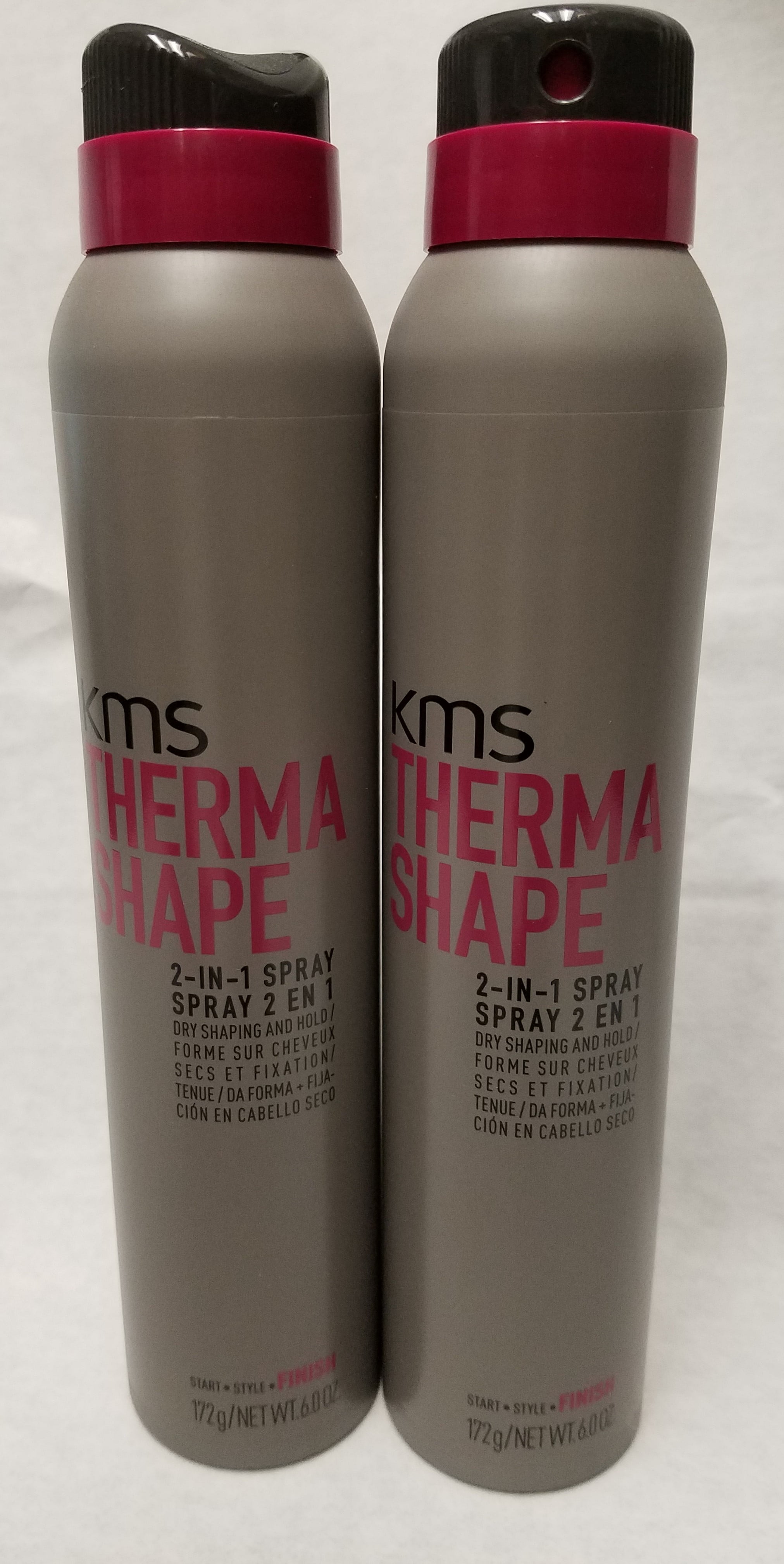 KMS Therma Shape 2-in-1 Hairspray, Dry Shaping and Hold, 6 oz, Pack of ...
