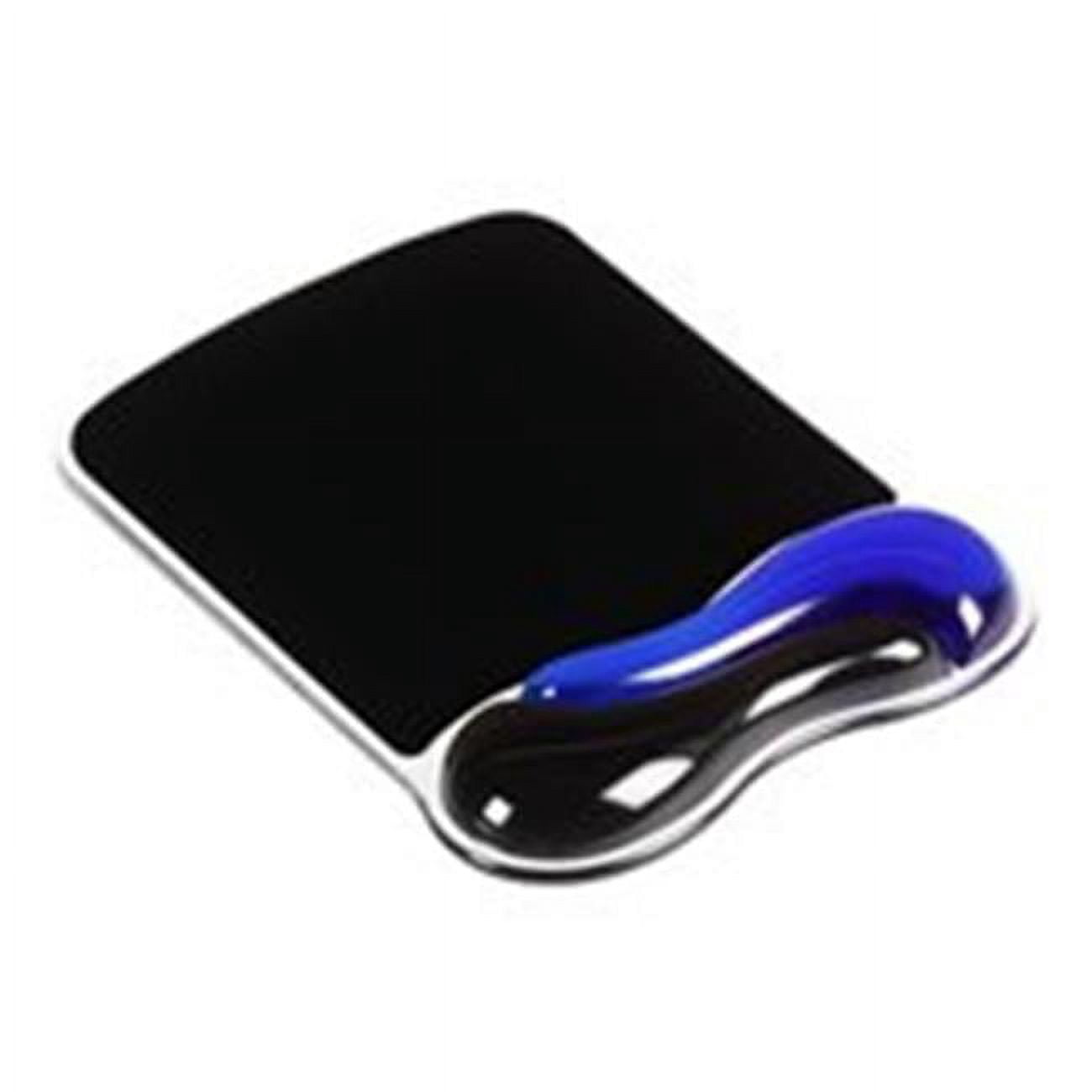 Kmw 62401 Duo Gel Wave Mouse Pad With Wrist Rest, Blue - Walmart.com