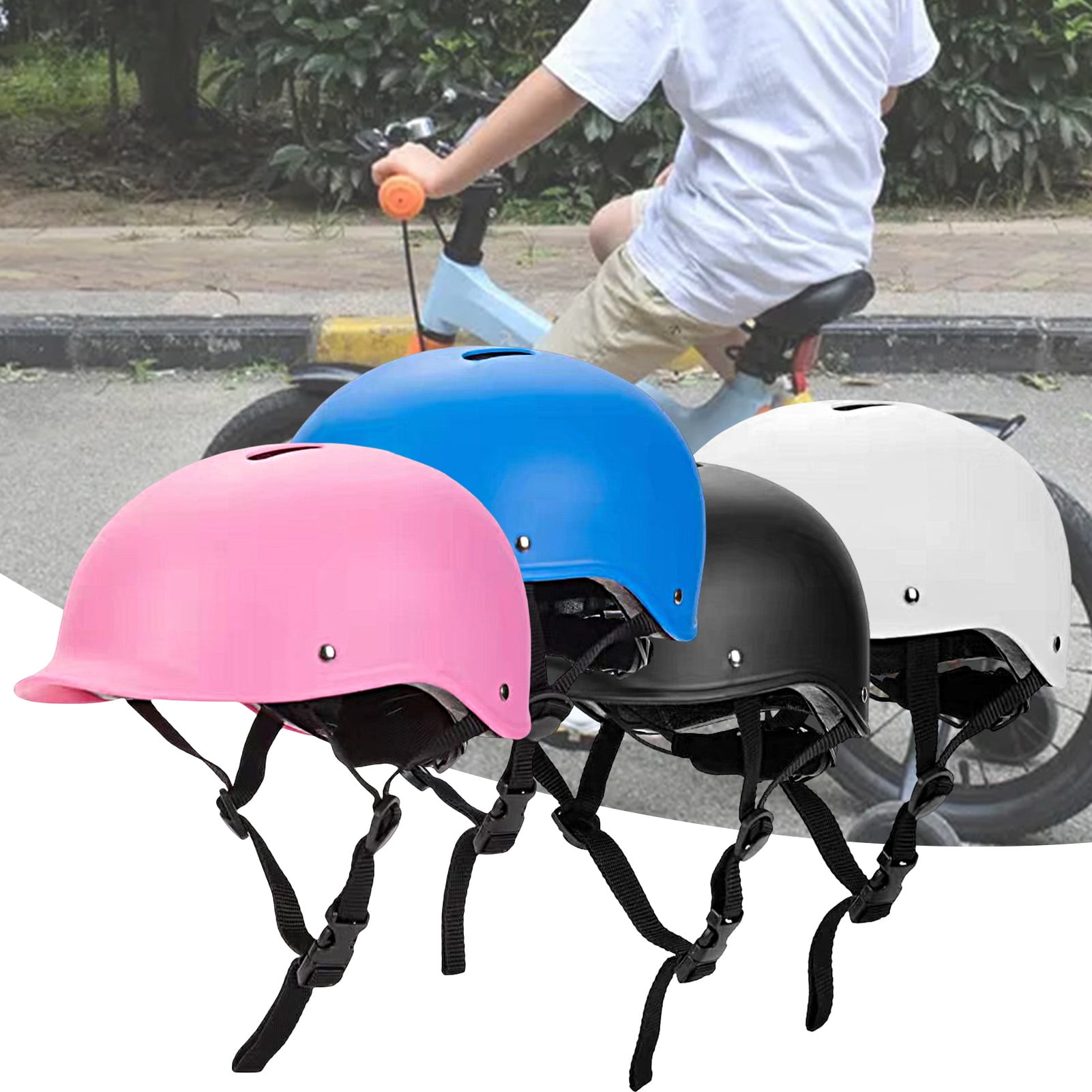 Kmxyo Children Helmet Multi-purpose Adjustable Ultralight Kids Electric ...