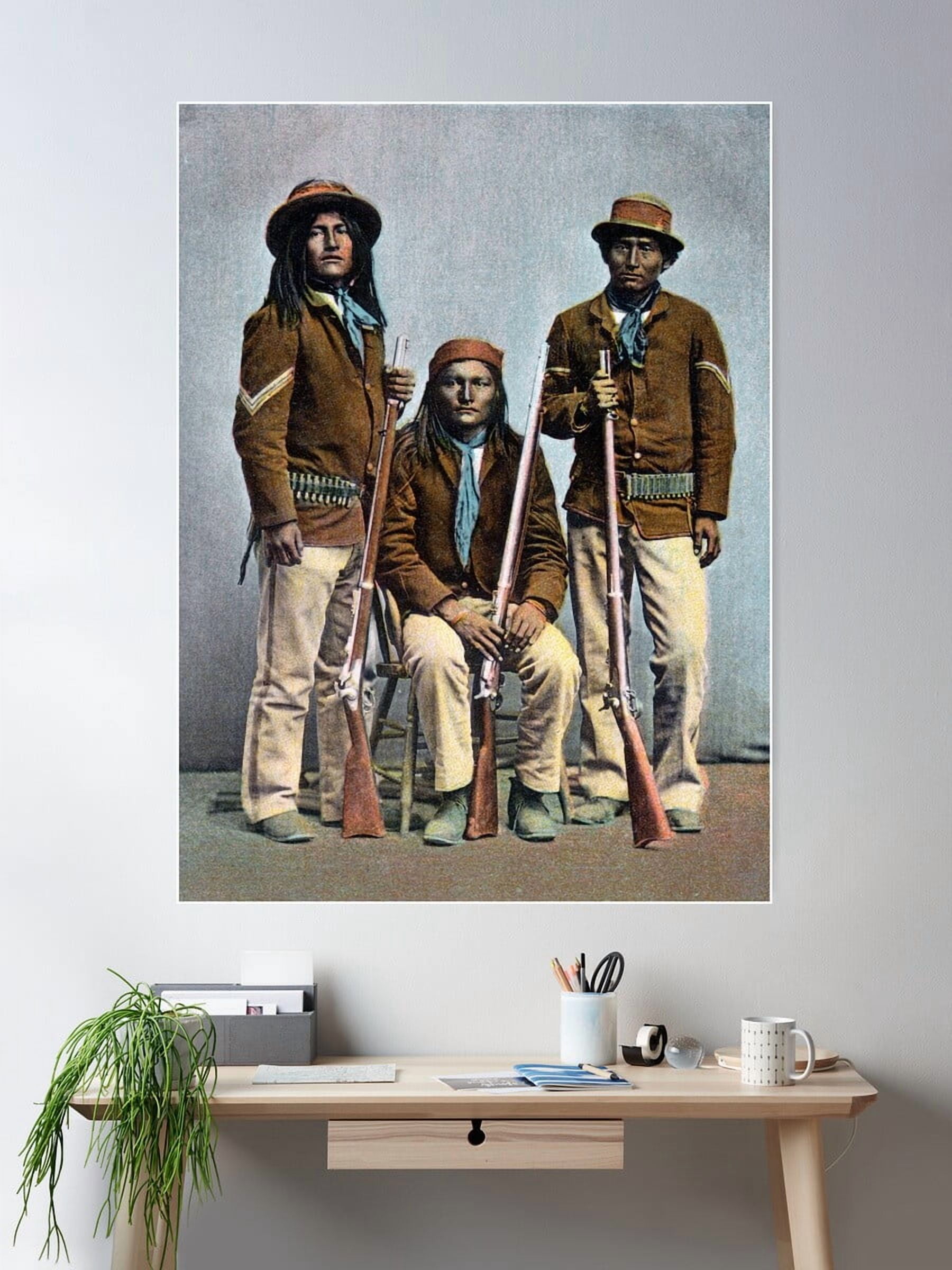 Kna Prints - 1 Pc Poster 1900 Us Army Apache Indian Scouts, UNFRAMED ...