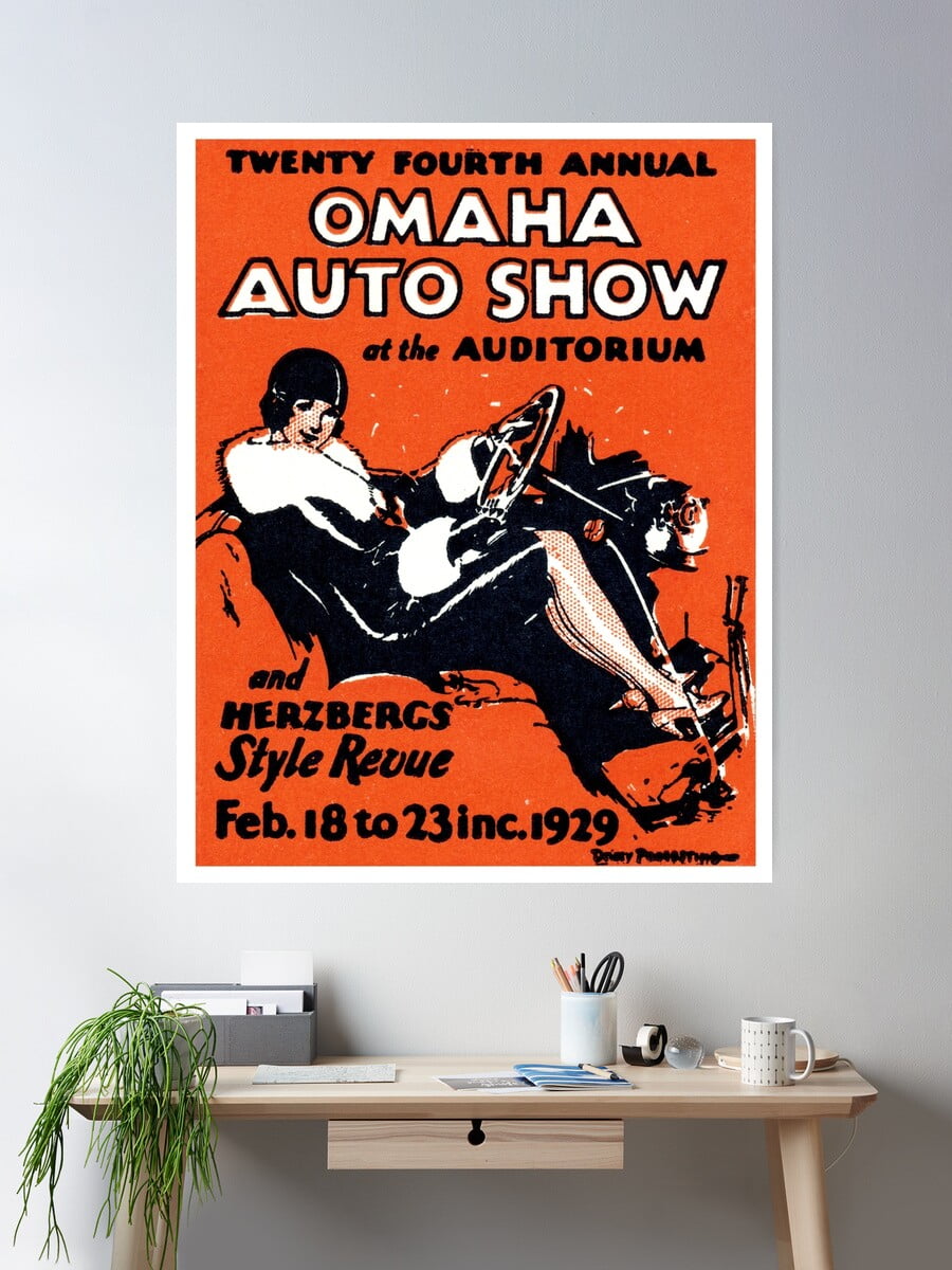 Kna Prints - 1 Pc Poster 1929 Omaha Auto Show, UNFRAMED-24x36 - Walmart.com
