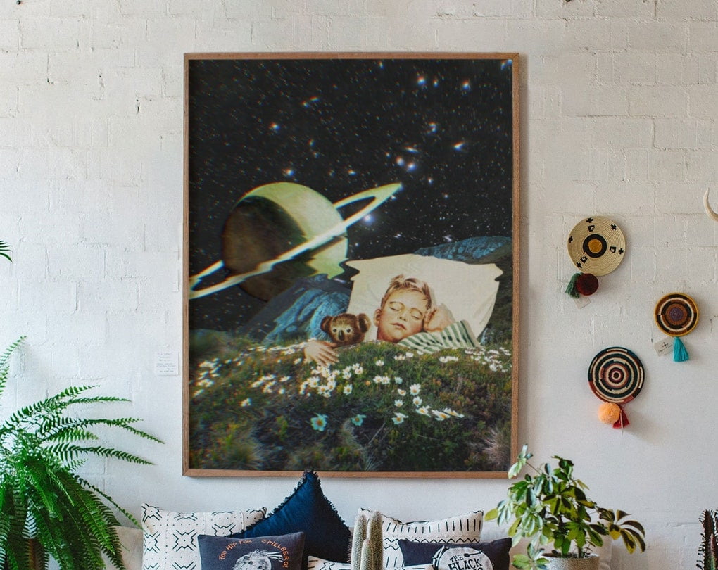 Kna Prints - 1 Pc Poster 70S Home Decor, Retro Collage, 60S Home Decor ...