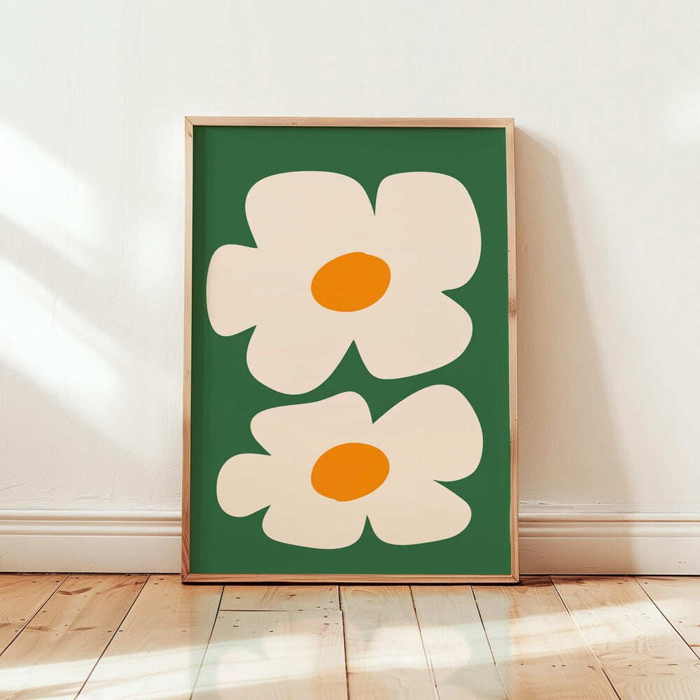Kna Prints - 1 Pc Poster 70S Retro Daisy Poster, Maximalist Wall Art ...