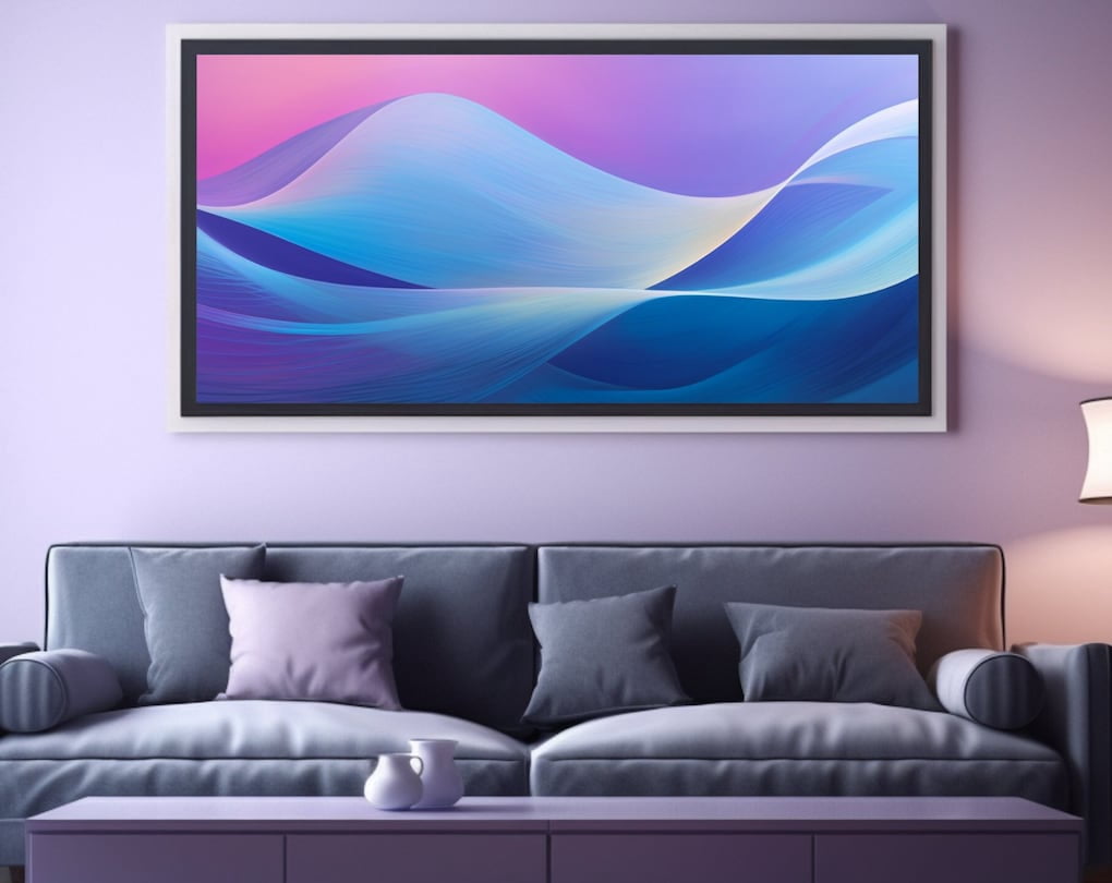 Kna Prints - 1 Pc Poster Abstract Sod Waves Art Print Dynamic Acrylic ...