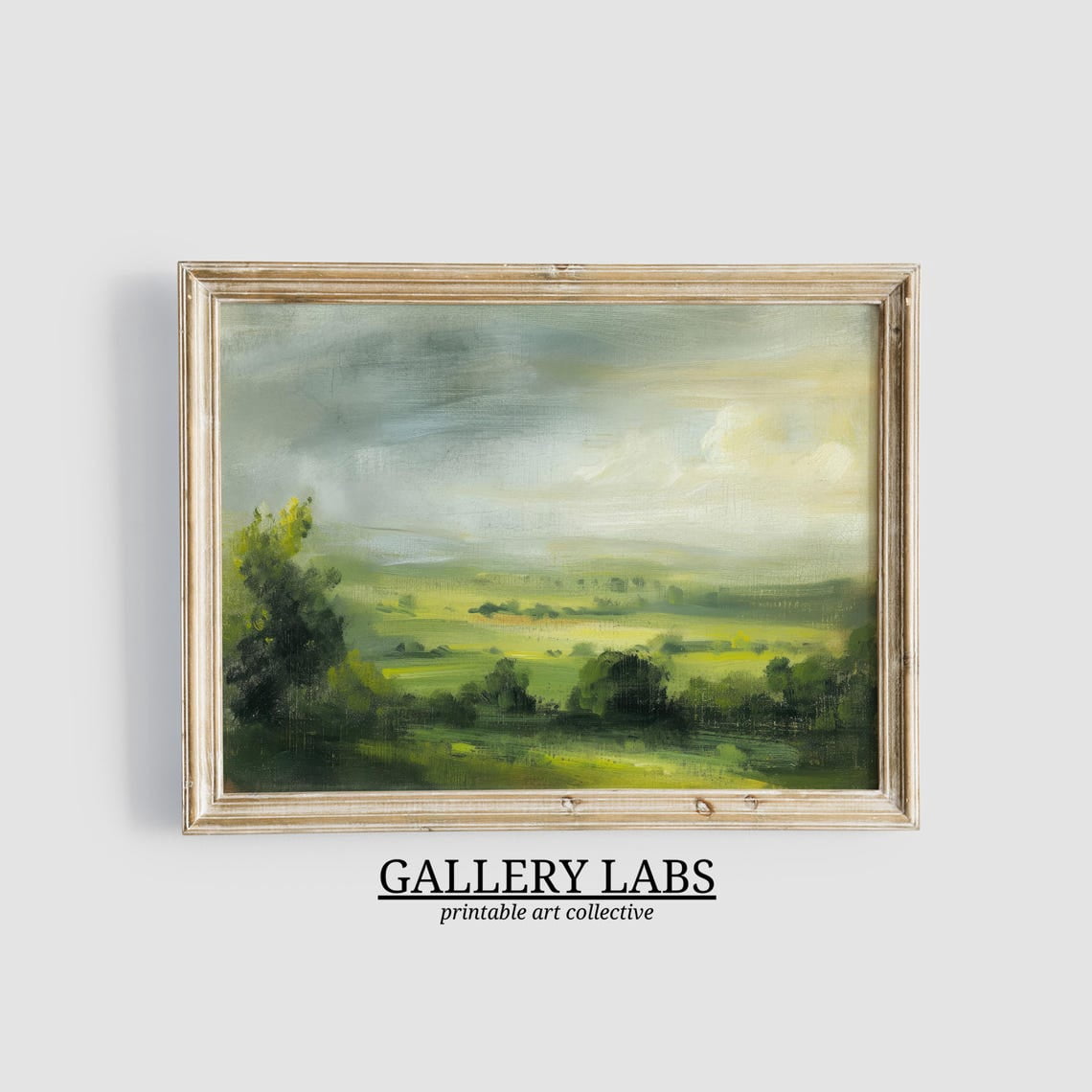 Kna Prints - 1 Pc Poster Abstract Spring Landscape Painting€¢ Soft ...