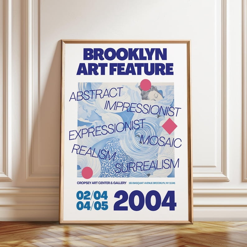 Kna Prints - 1 Pc Poster Abstract & Surrealism Art Styles 2004 Brooklyn ...