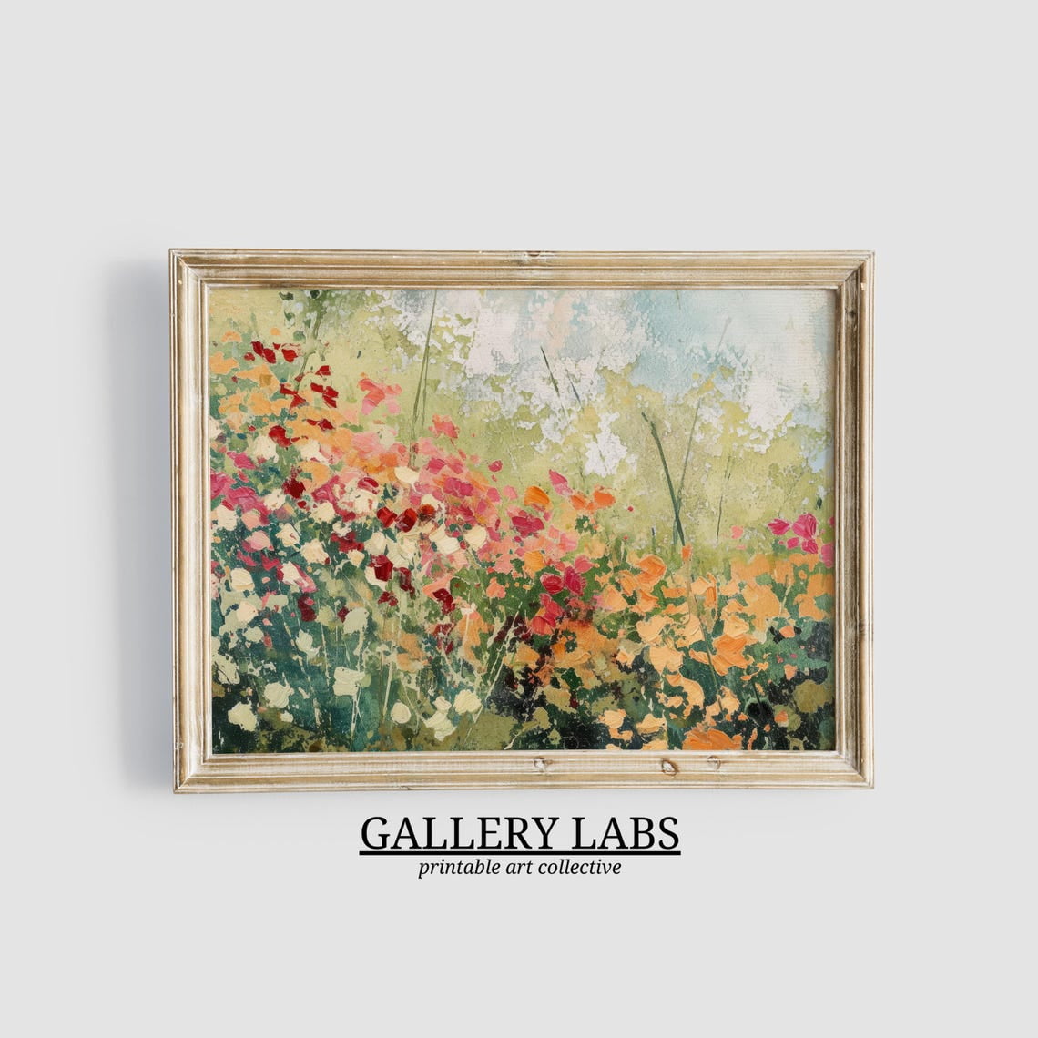 Kna Prints - 1 Pc Poster Abstract Wildflower Painting Cotryside Wall ...