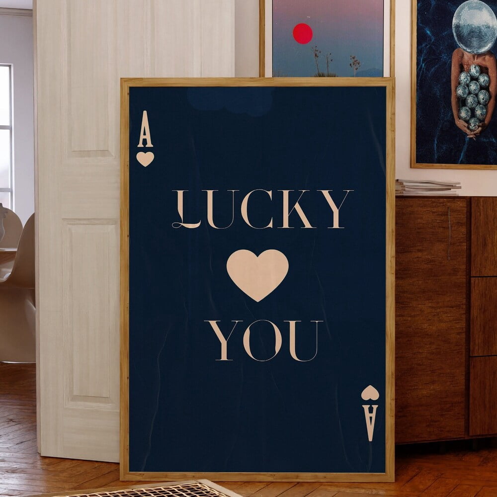 Kna Prints - 1 Pc Poster Ace Of Hearts Poster, 70S Poster, Psychedelic ...