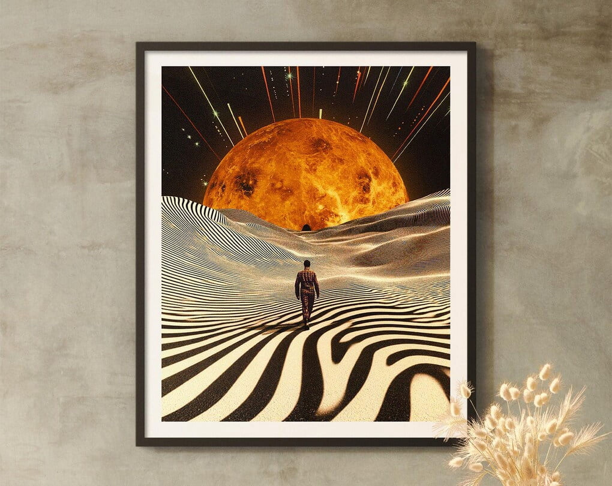 Kna Prints - 1 Pc Poster Adventures In New Dimensions Vintage Collage ...