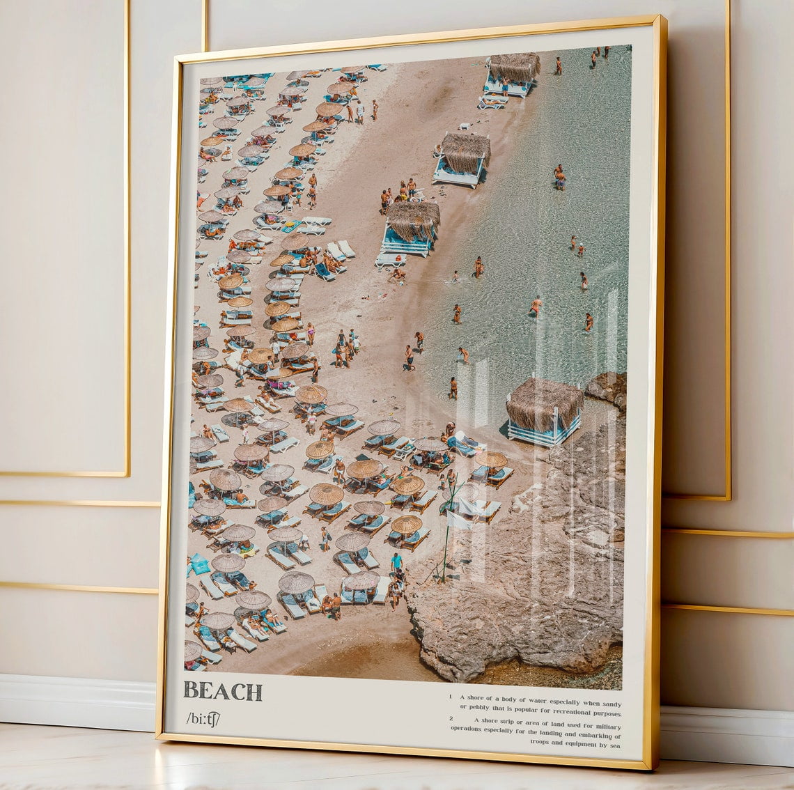 Kna Prints - 1 Pc Poster Aerial Beach Art Print, Beachy Summer Print ...