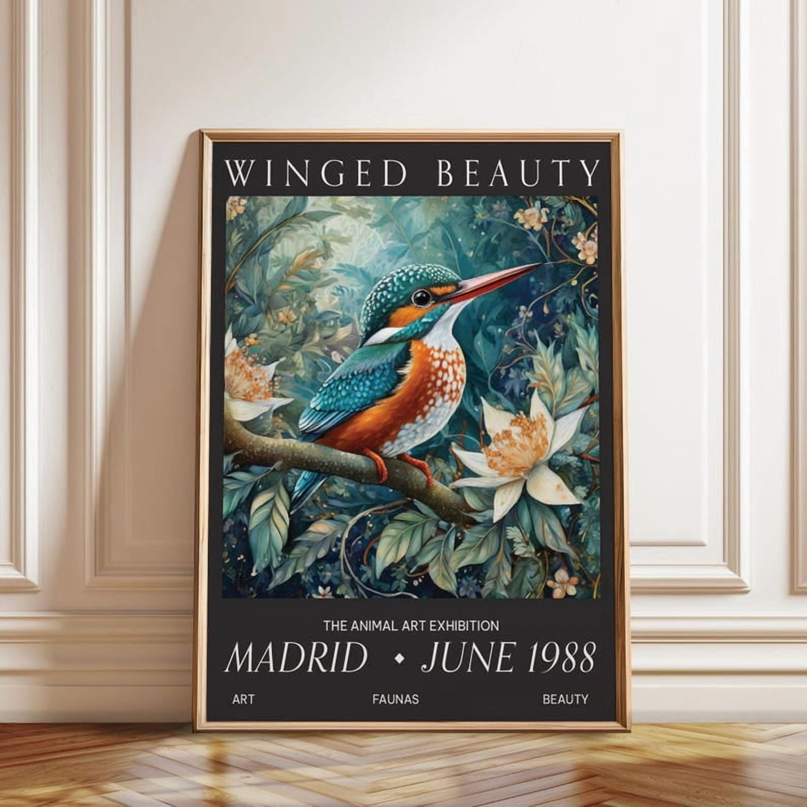 Kna Prints - 1 Pc Poster Aesthetic Avian Elegance In 'Faas Beauty ...