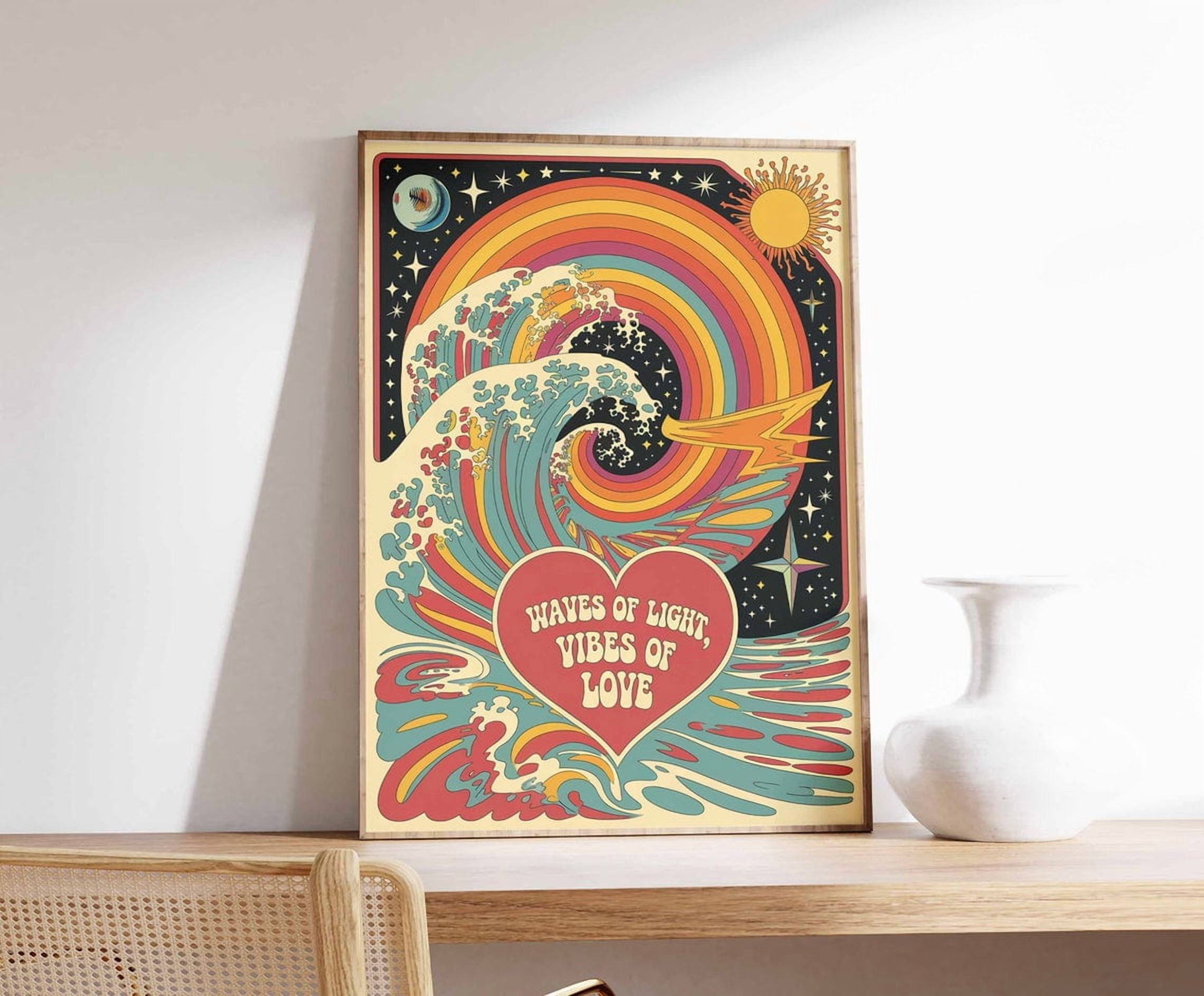 Kna Prints - 1 Pc Poster Affirmation , 70S , Retro Wall Art, Boho Wall ...