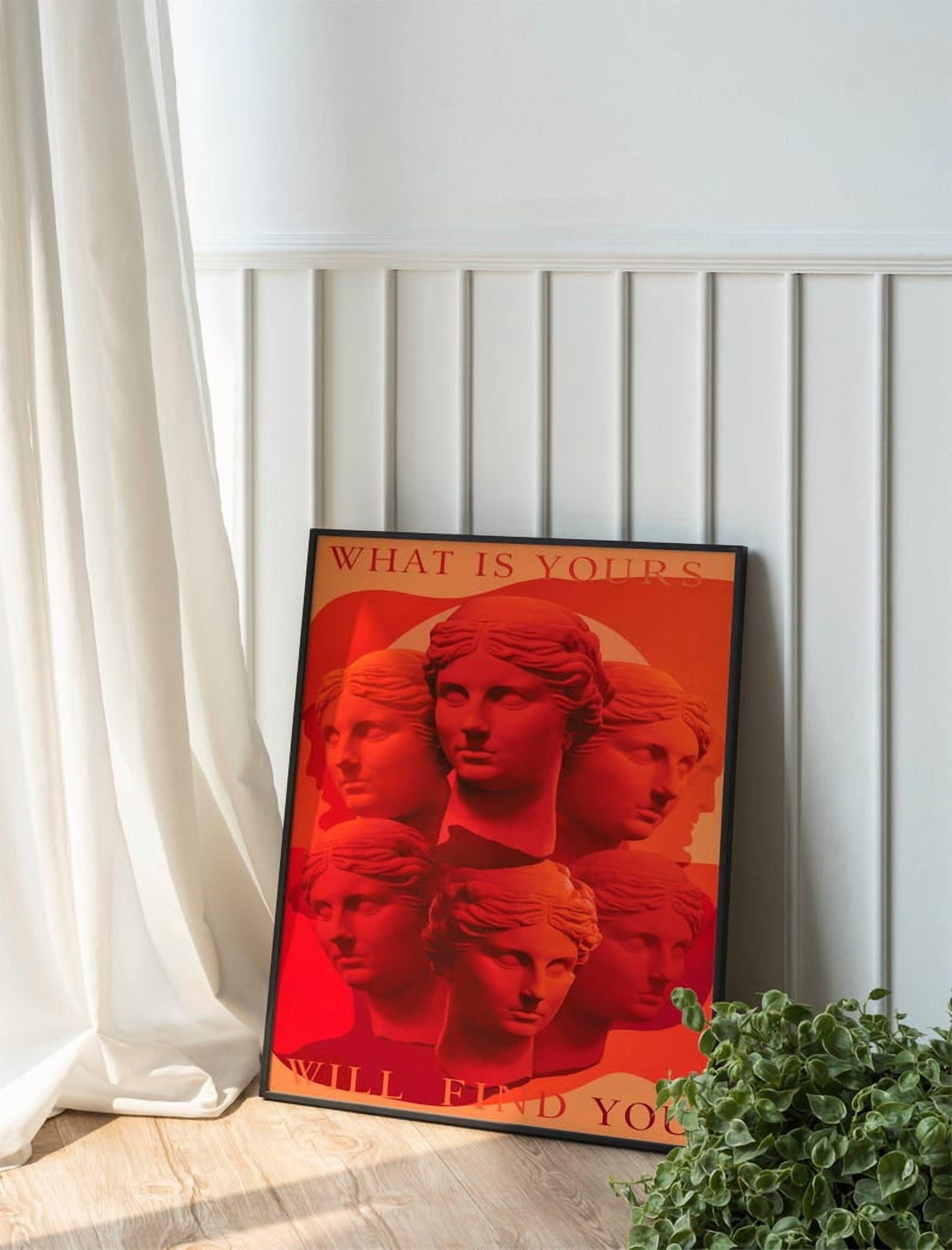 Kna Prints - 1 Pc Poster Affirmation Psychedelic With 70S Hippie Vibes ...