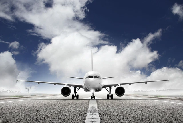 Kna Prints - 1 Pc Poster Aircraft Runway Poster Plane Airplane Jet ...