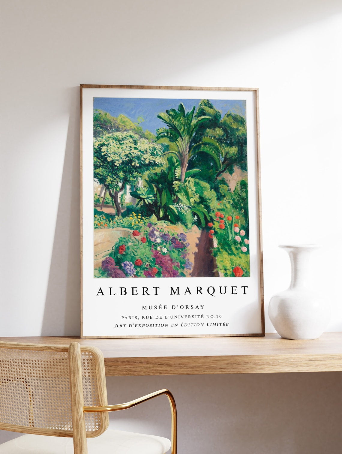 Kna Prints - 1 Pc Poster Albert Marquet Exhibition , The Flower Garden, French Expressionist ...