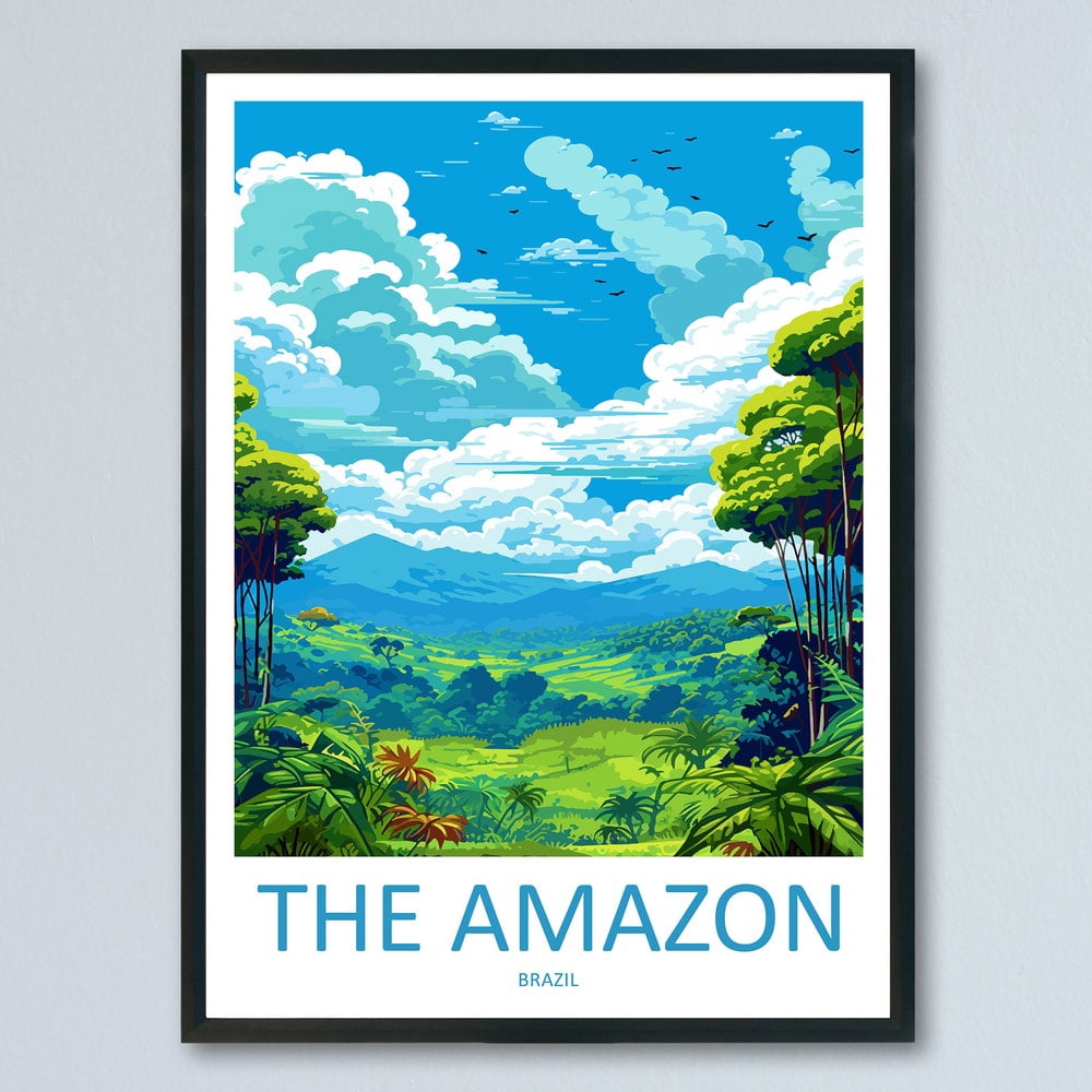 Kna Prints - 1 Pc Poster Amazon Rainforest Travel Wall Art Amazon ...