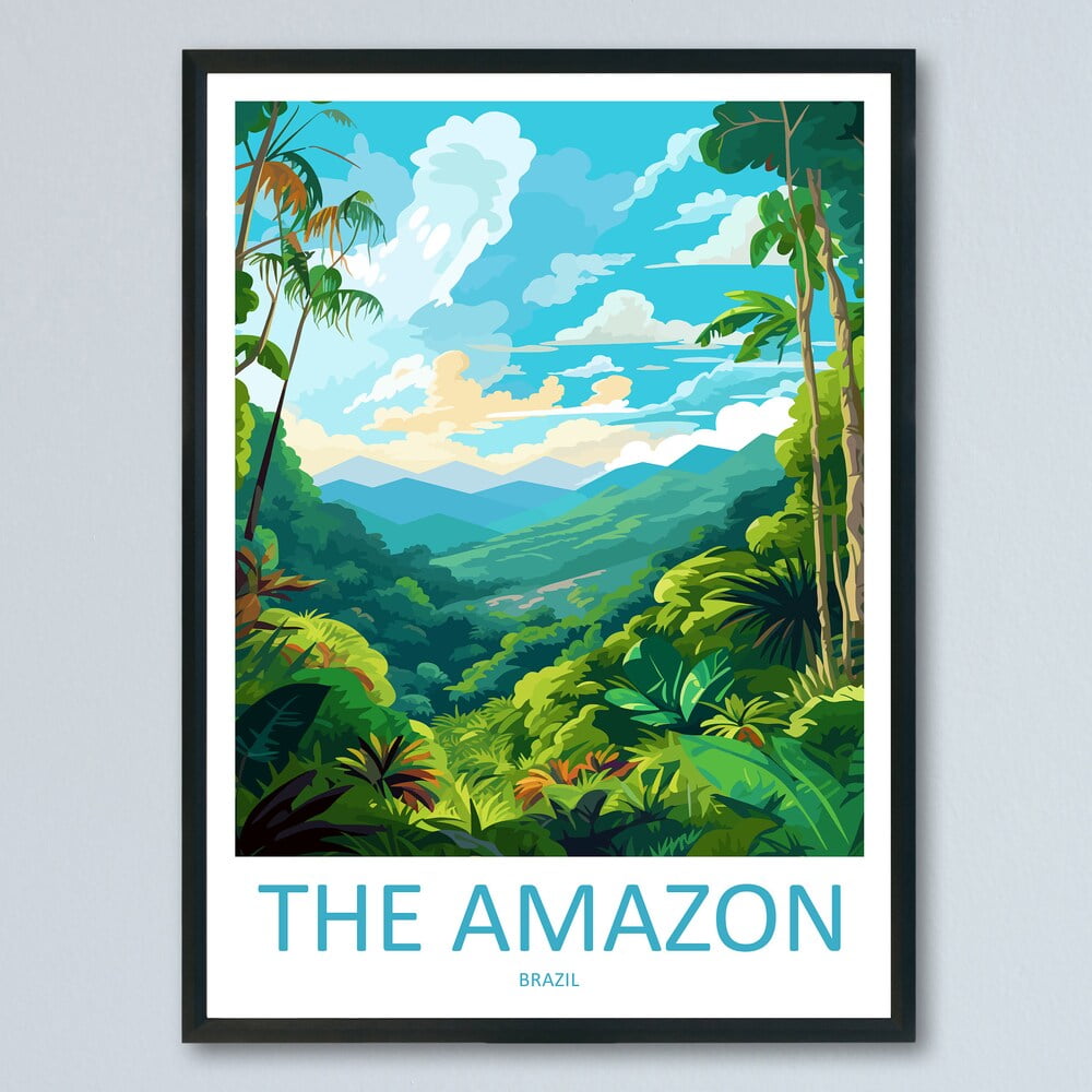 Kna Prints - 1 Pc Poster Amazon Rainforest Travel Wall Art Amazon ...