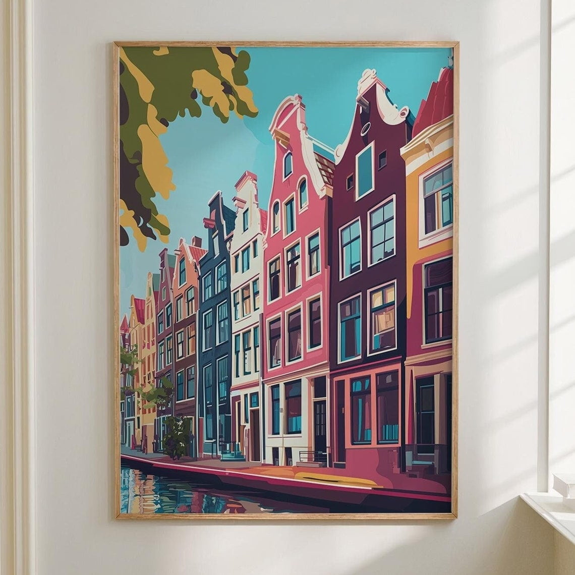 Kna Prints - 1 Pc Poster Amsterdam Buildings Cityscape Netherlands ...