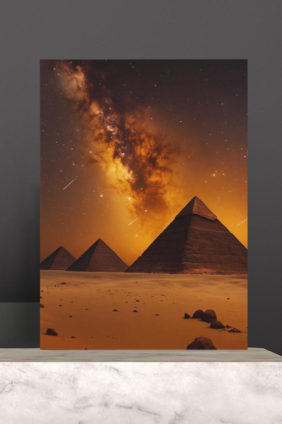 Kna Prints - 1 Pc Poster Ancient Egyptian Pyramid Wall Art Print ...