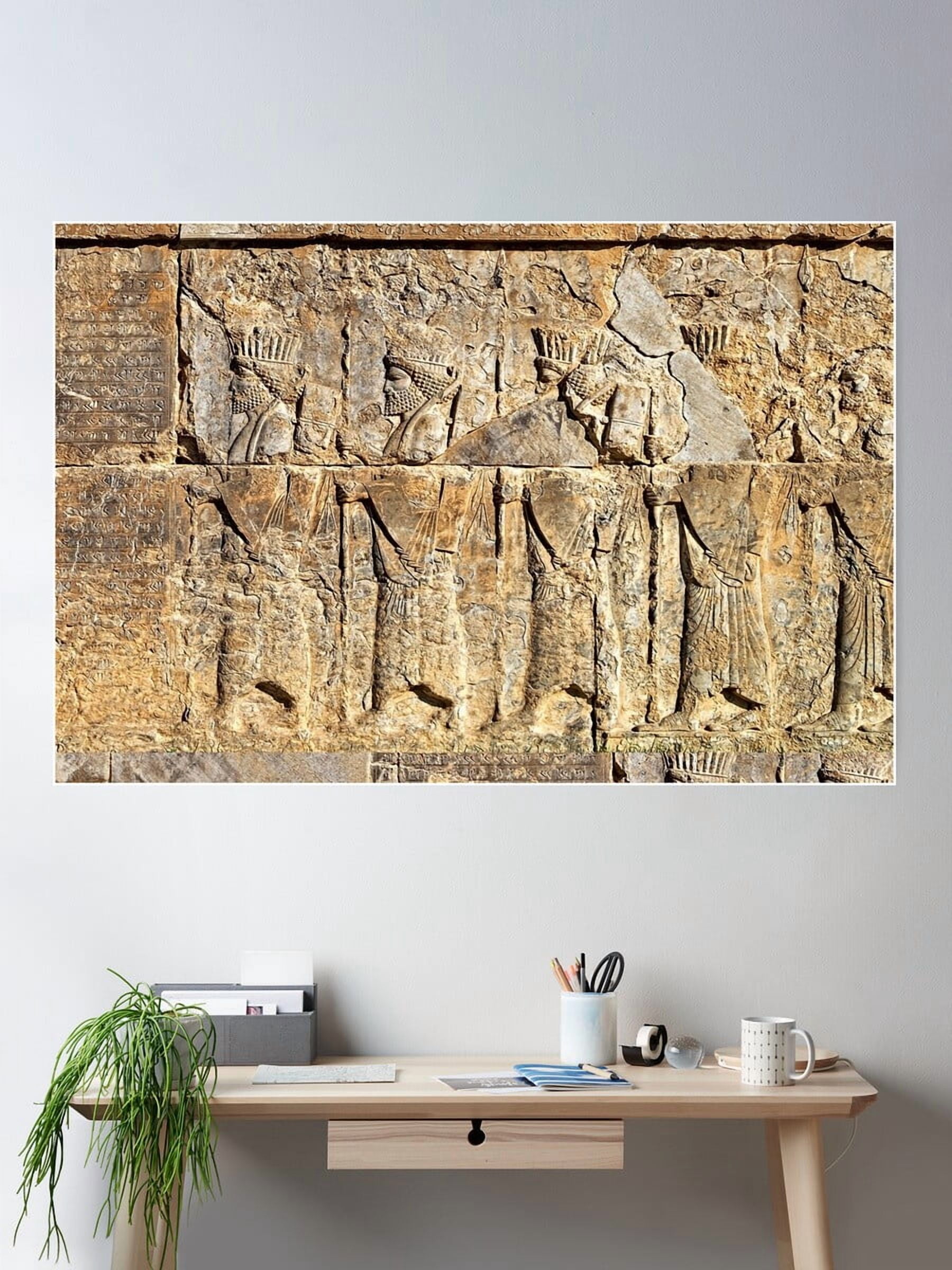Kna Prints - 1 Pc Poster Ancient Persian Warriors, Persepolis Persia ...