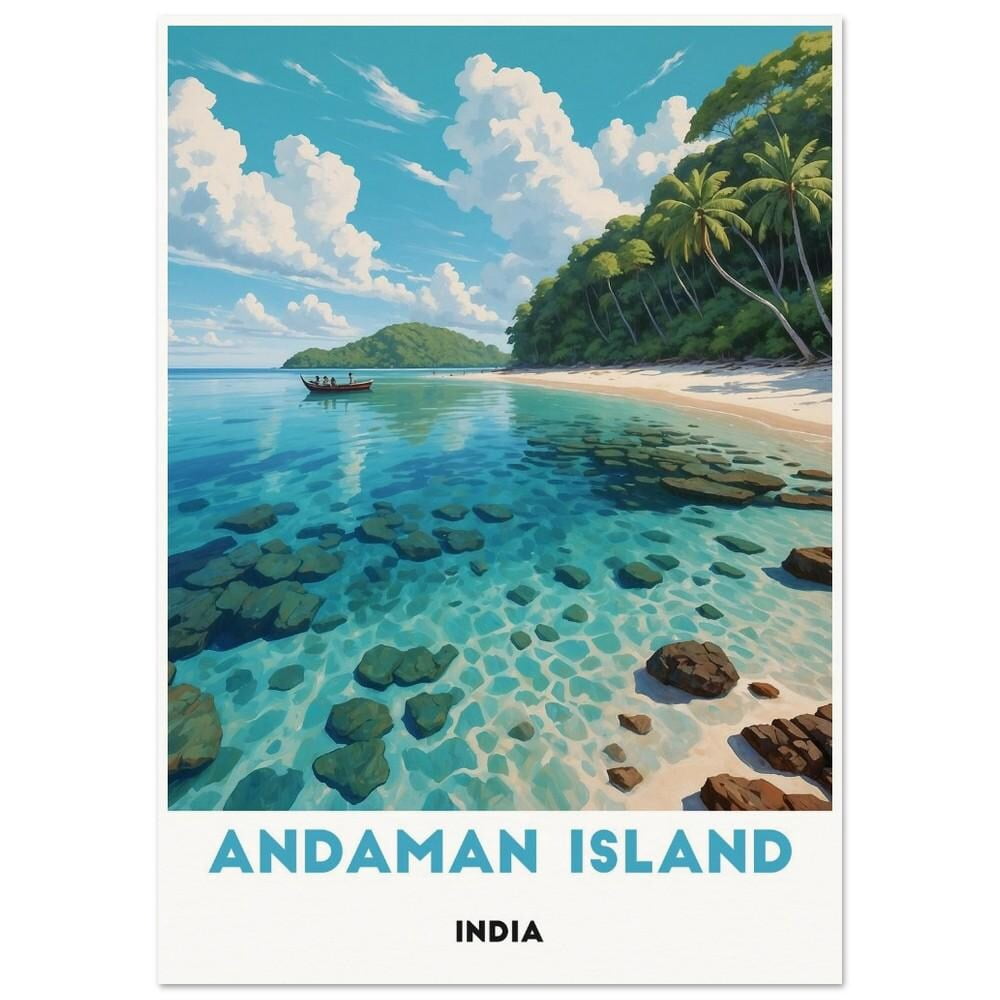 Kna Prints - 1 Pc Poster Andaman Island Poster - Crystal Clear Waters ...
