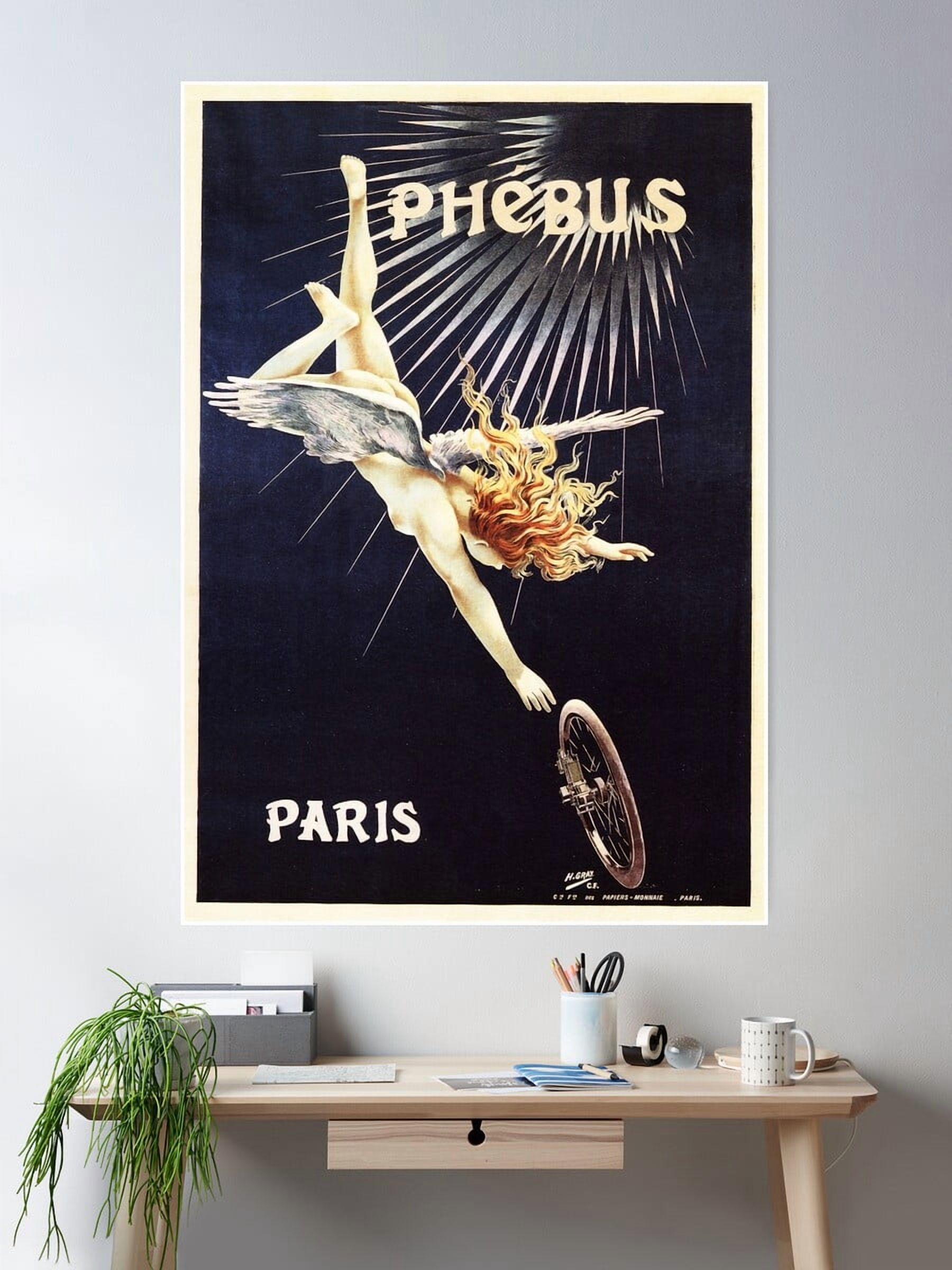 Kna Prints - 1 Pc Poster Angel Phebus Bicycle Advertisement Art Nouveau ...