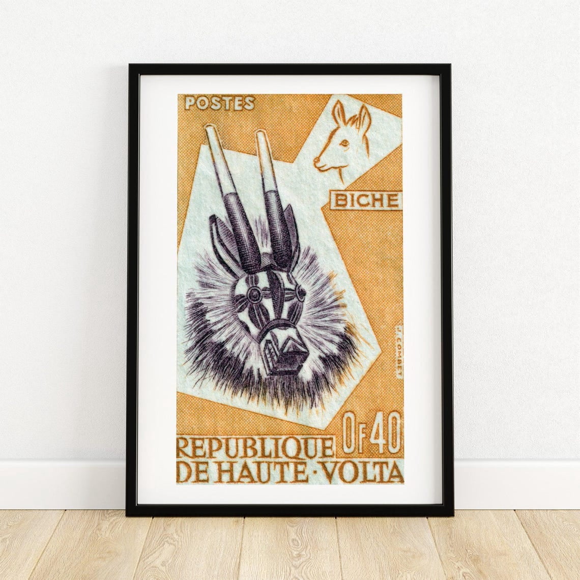 Kna Prints - 1 Pc Poster Animal Mask Vintage Bahamas Art Postage Stamp ...