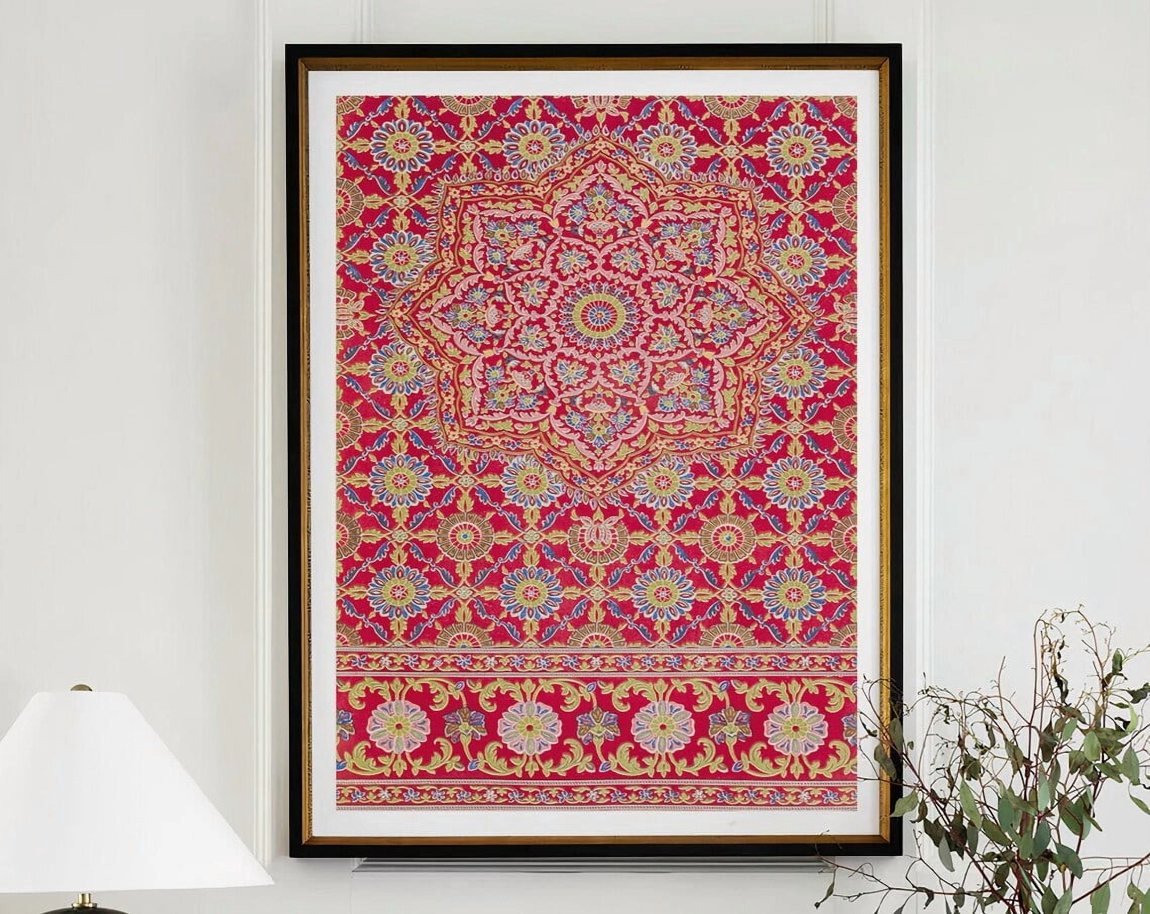 Kna Prints - 1 Pc Poster Antique Indian Embroidery Textile Tapestry ...