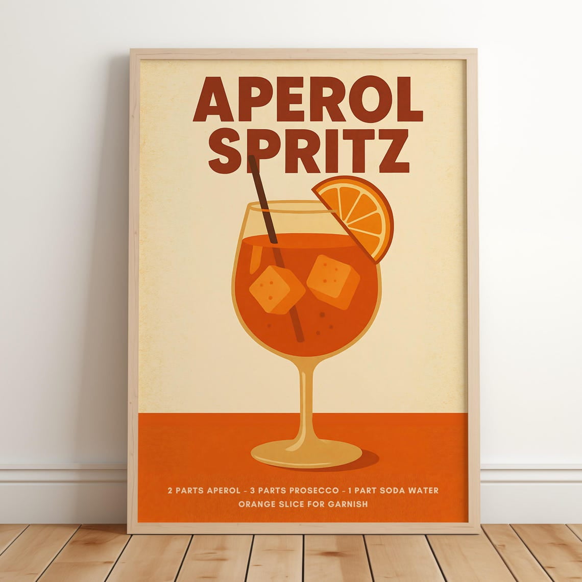 Kna Prints - 1 Pc Poster Aperol Spritz Art Print Bar Cart Decor Aperol ...