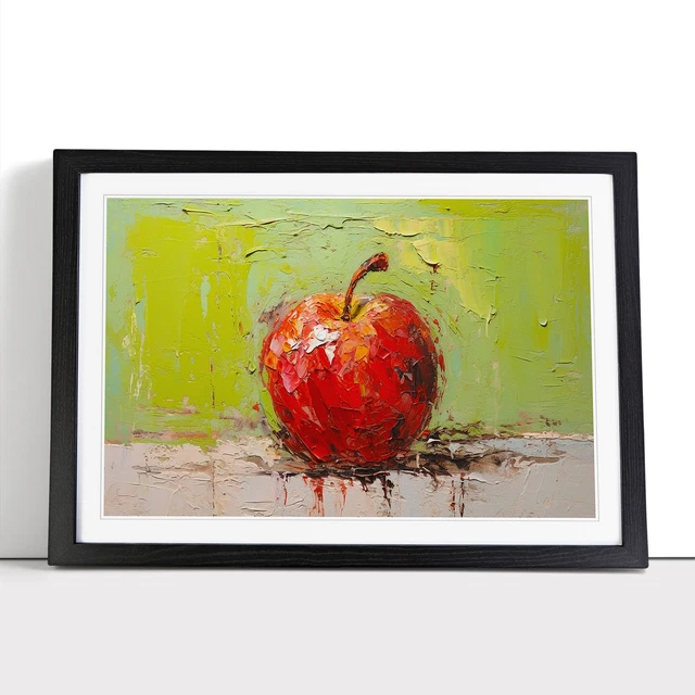 Kna Prints - 1 Pc Poster Apple Expressionism Wall Art Poster Home ...