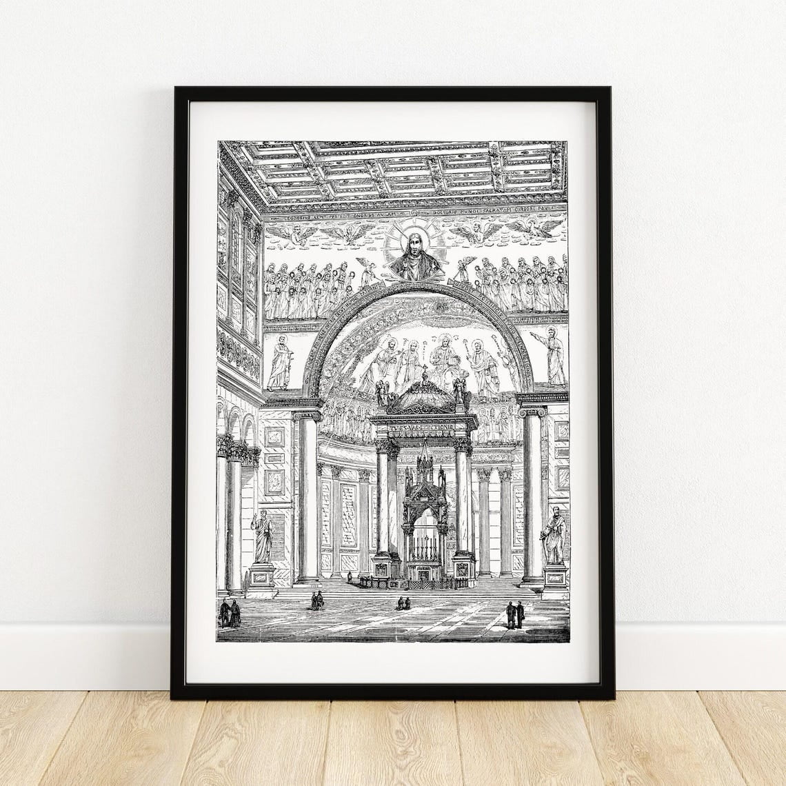 Kna Prints - 1 Pc Poster Apse Of The Basilica Of St Paul, Rome ...