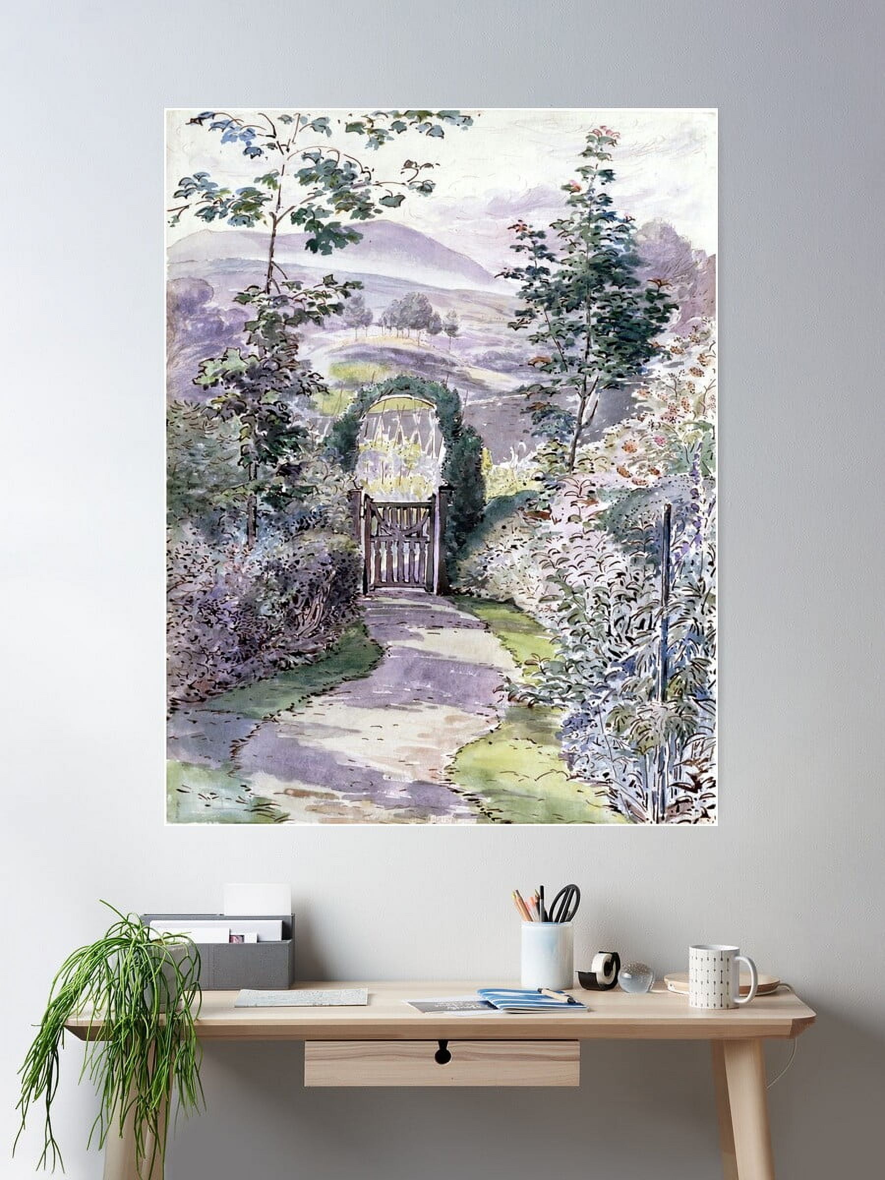 Kna Prints - 1 Pc Poster At Evening'S Close, The Garden Beatrix Potter ...