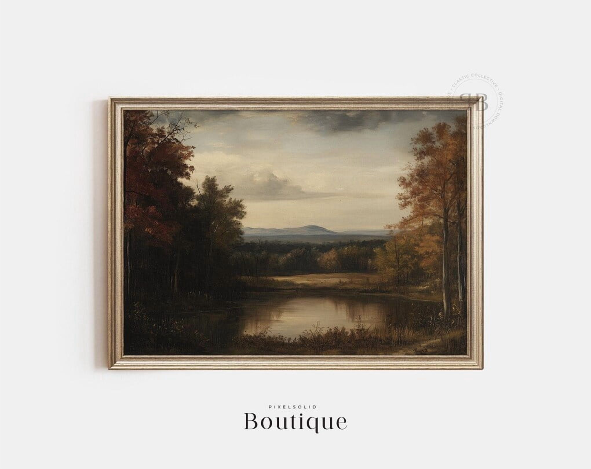 Kna Prints - 1 Pc Poster Autumn Landscape Wall Art Rustic Fall Nature ...
