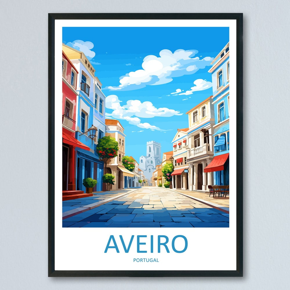 Kna Prints - 1 Pc Poster Aveiro Travel Wall Art Aveiro Wall Hanging Home Décor Aveiro Gift Art ...