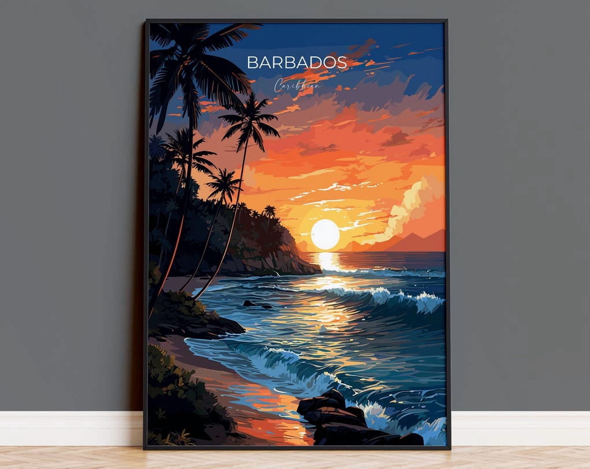 Kna Prints - 1 Pc Poster Barbados Travel , Travel Print Of Barbados ...