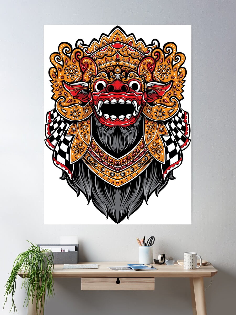 Kna Prints - 1 Pc Poster Barong Bali, UNFRAMED-16x24 - Walmart.com