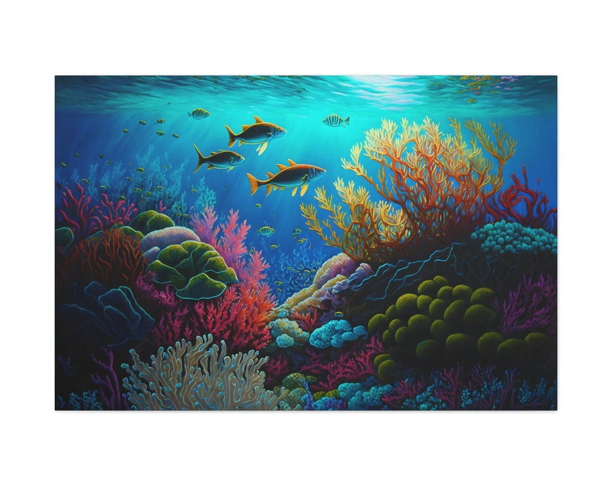 Kna Prints - 1 Pc Poster Barrier Reef Ocean, UNFRAMED-16x24 - Walmart.com