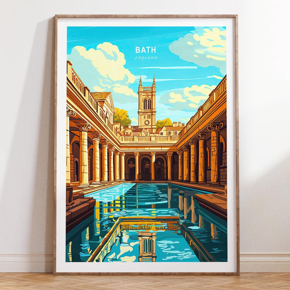 Kna Prints - 1 Pc Poster Bath England Travel , England Travel Wall Art ...
