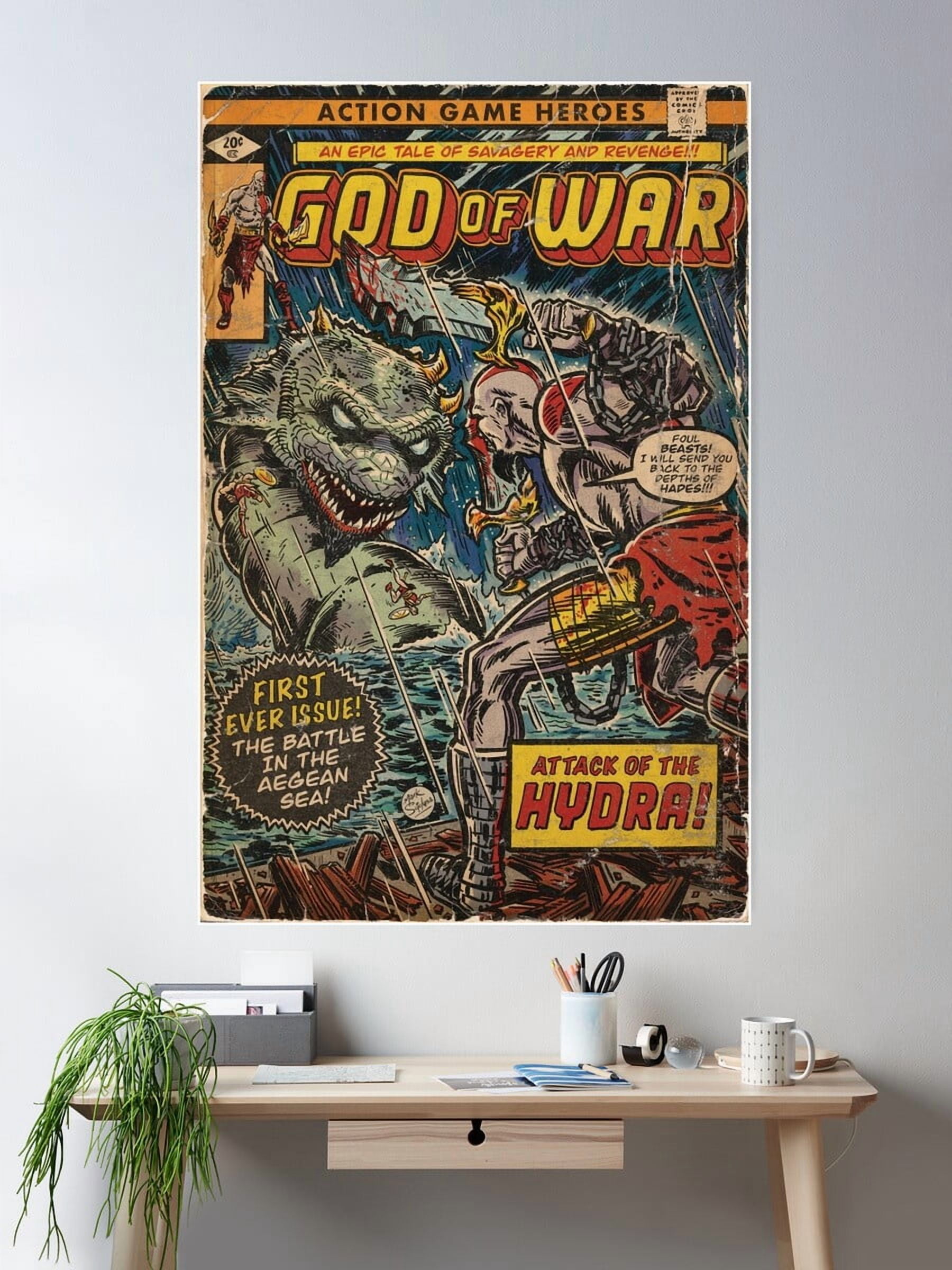 Kna Prints - 1 Pc Poster Battle In The Aegean Sea!Comic Book Cover Fan ...