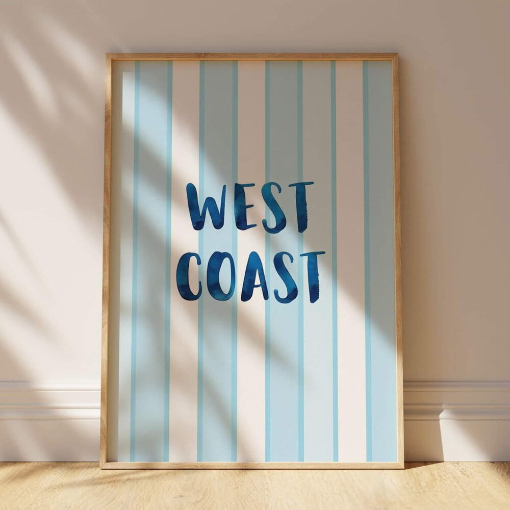 Kna Prints - 1 Pc Poster Beach Wall Art, Coastal Wall Art, West Coast ...