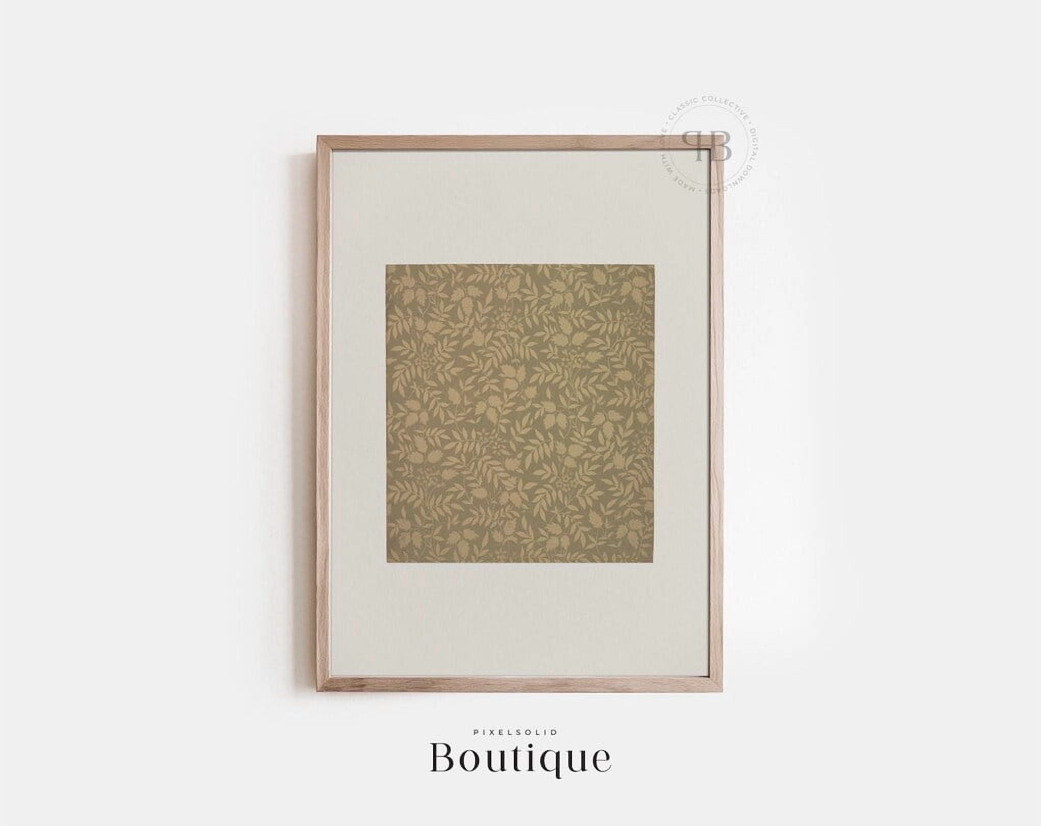 Kna Prints - 1 Pc Poster Beige Botanical Tapestry Pattern, Printable ...