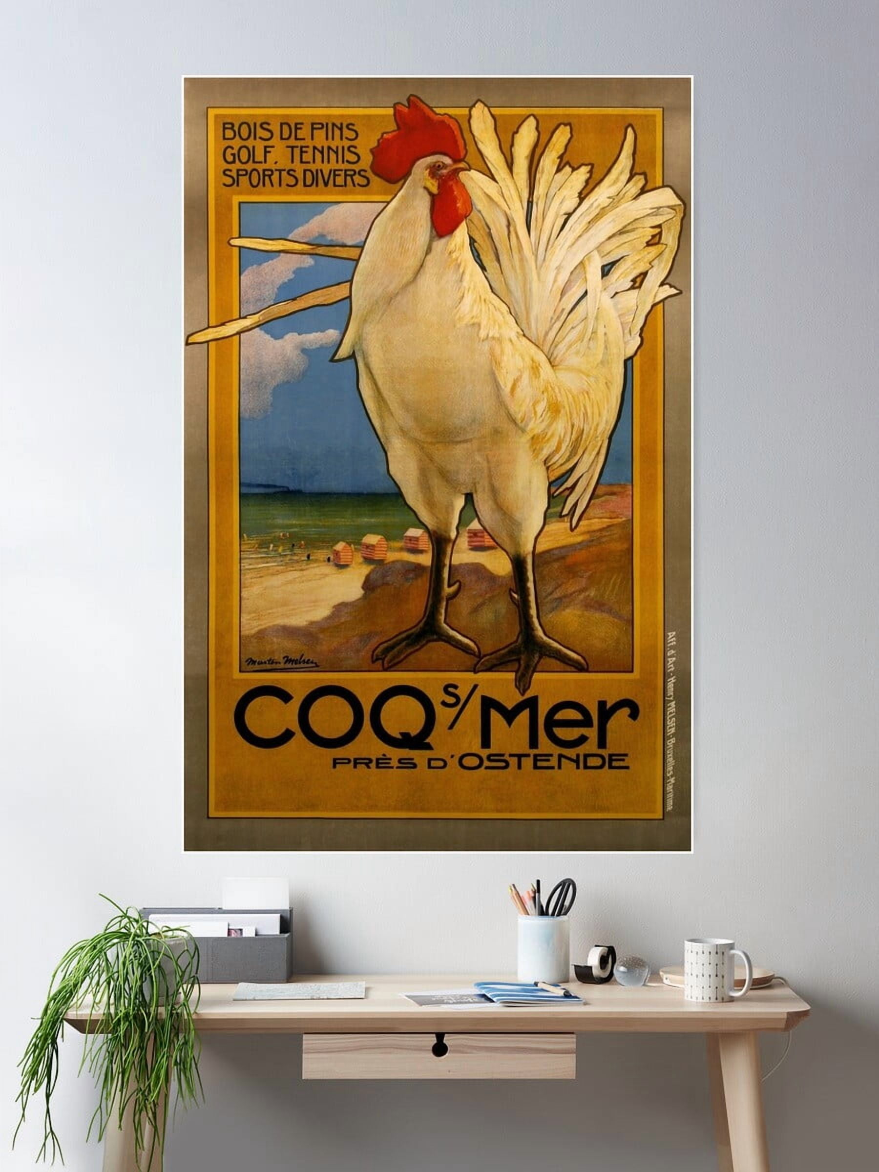 Kna Prints - 1 Pc Poster Belgian Travel Le Coq-Sur-Mer, UNFRAMED-24x36 ...